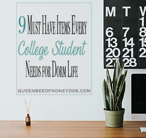 9 Must Have Items Every College Student Needs For Dorm Life • Queen Bee ...