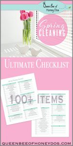 Ultimate Spring Cleaning Checklist • Queen Bee of Honey Dos