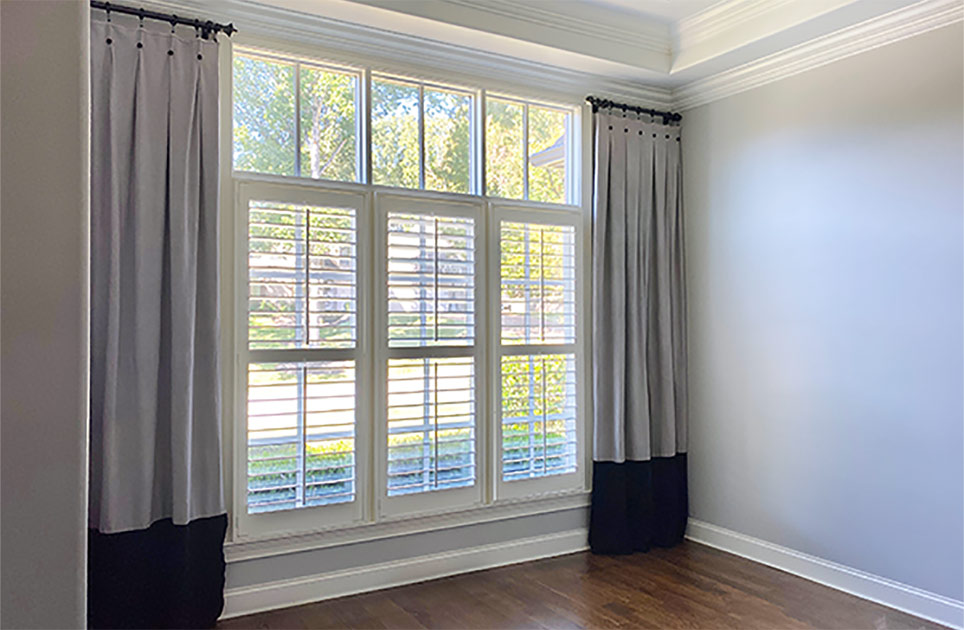 Easy Custom Drop Cloth Curtains - ORC Week 4! • Queen Bee of Honey Dos